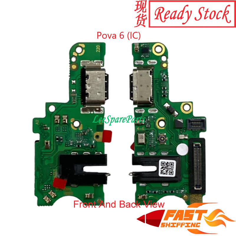 Compatible Tecno Pova 6 Pro / Pova 6 Neo Charging Board USB Port Pin ...