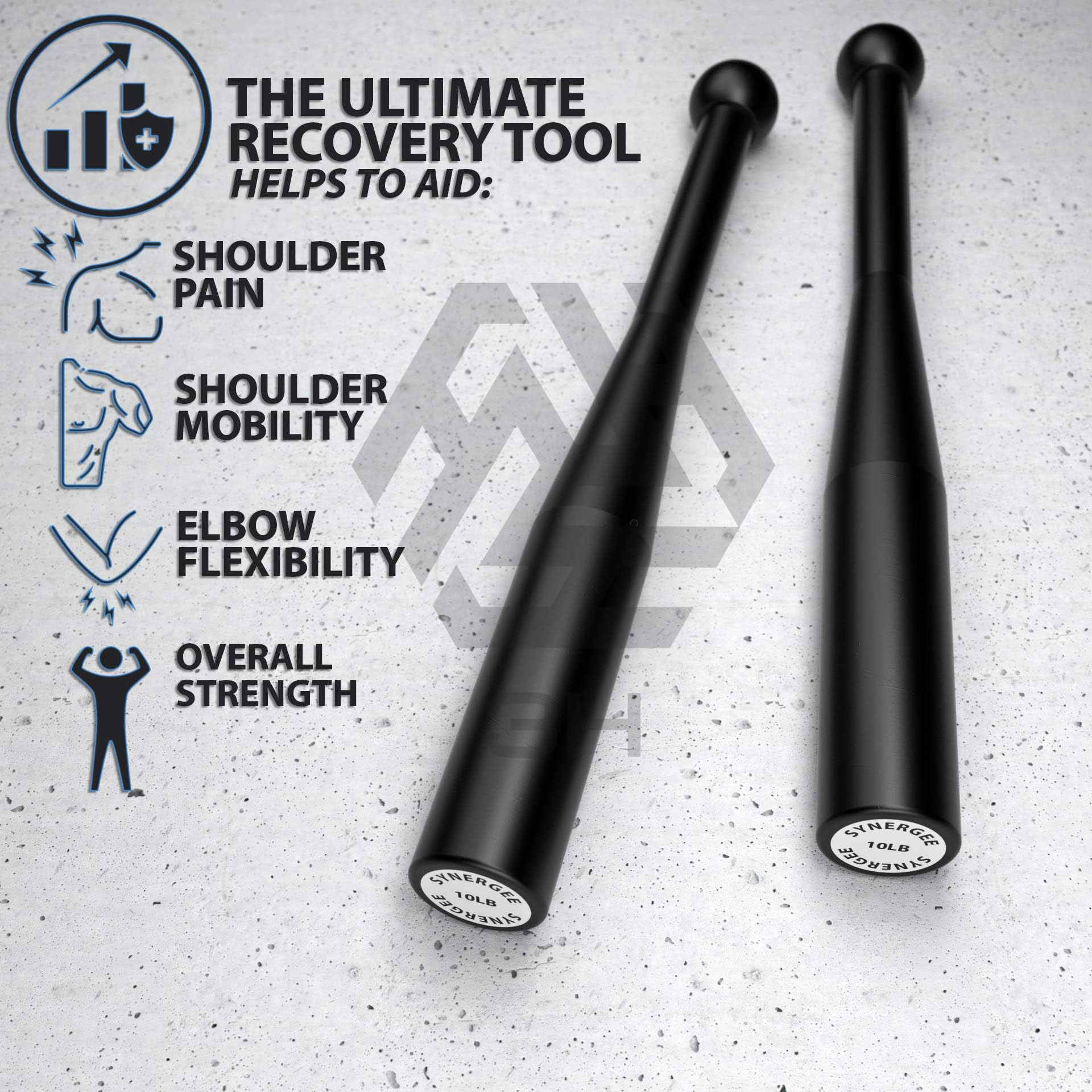 3H [2–12KG] Clubbell Besi | Fitness Steel Untuk Forearm Strength ...