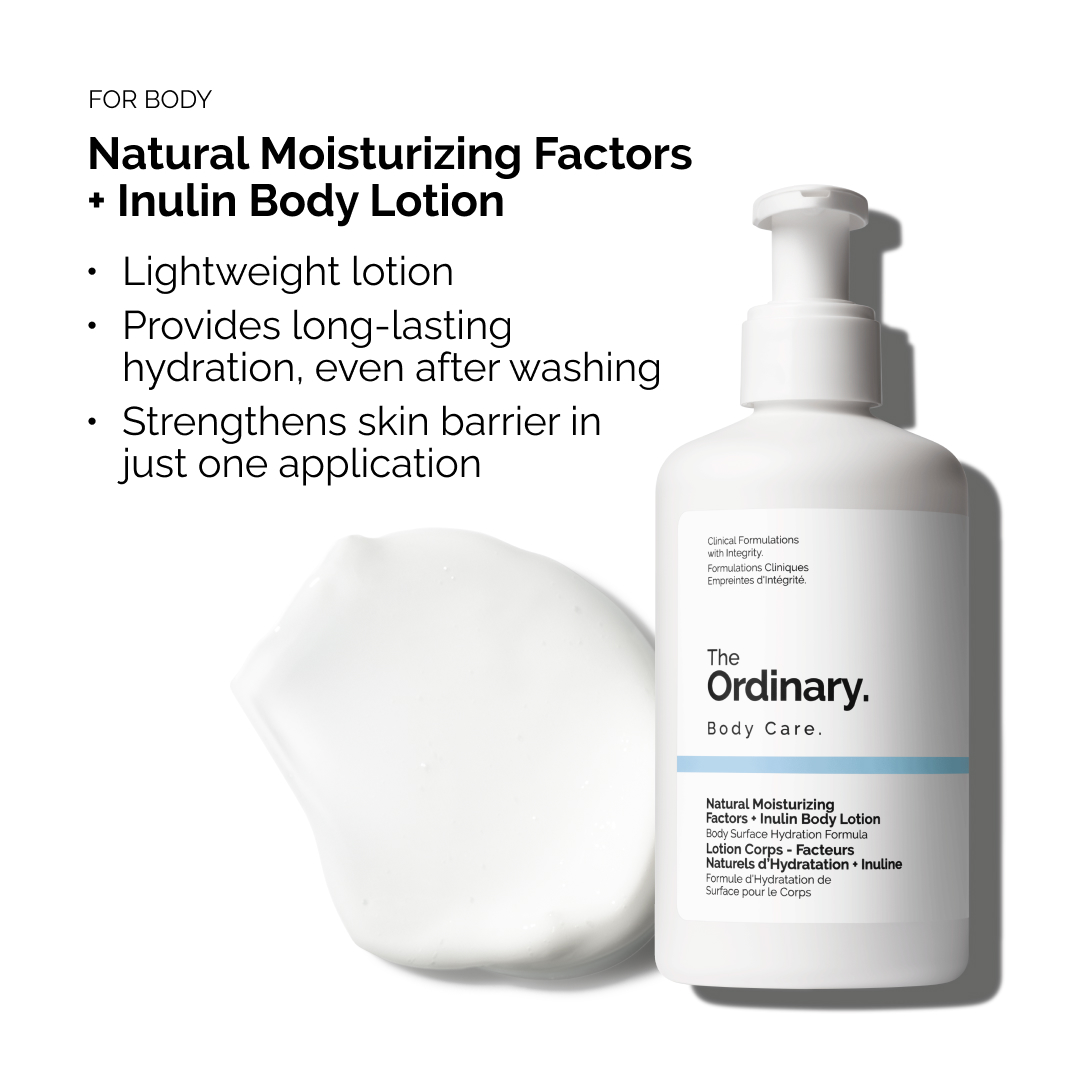 The Ordinary Natural Moisturizing Factors + Inulin Body Lotion 240mL ...