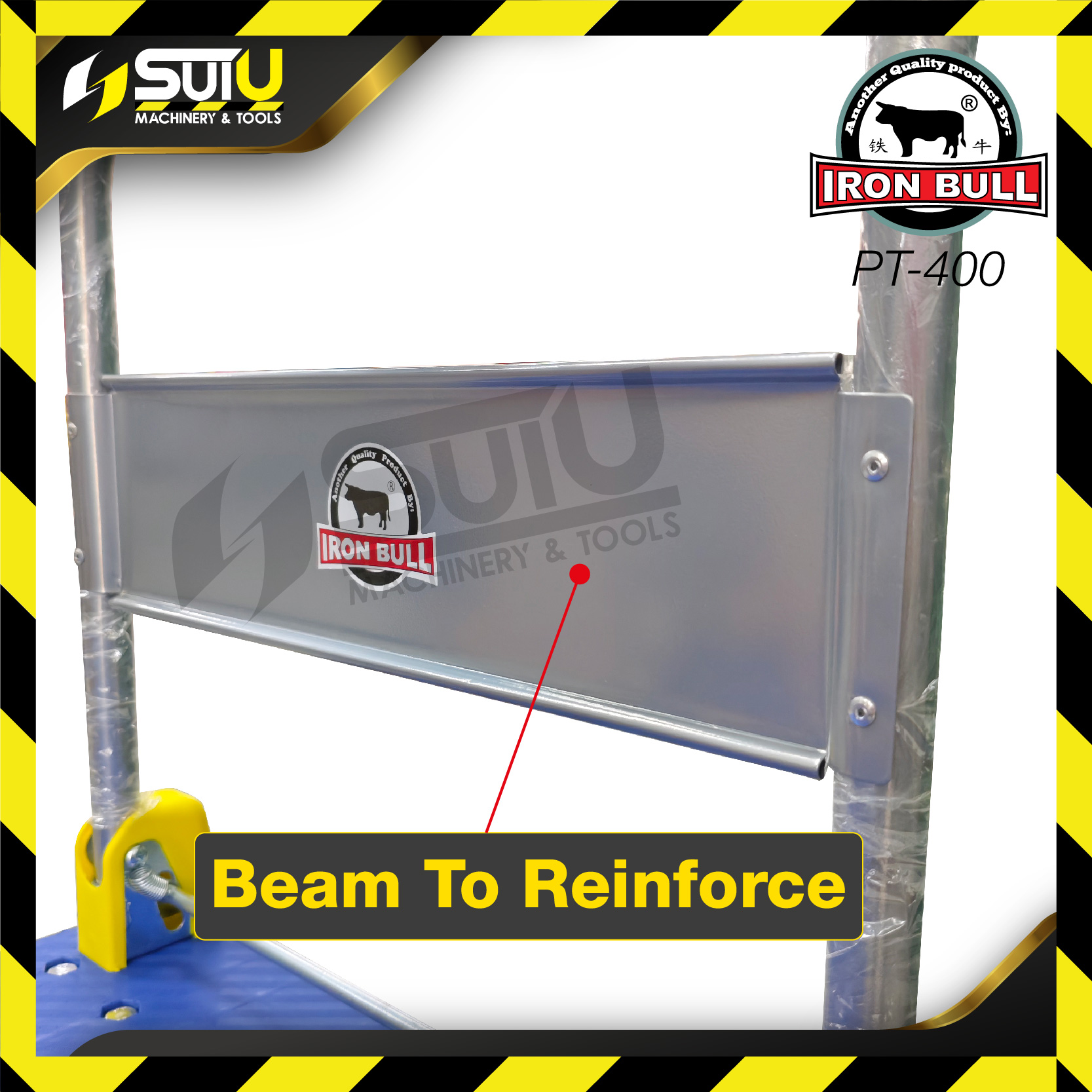 IRON BULL PT-400 / PT400 PVC Hand Truck Trolley 400Kg | Shopee Malaysia