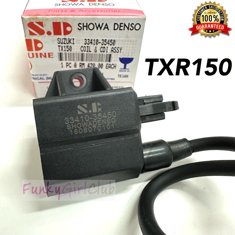 SUZUKI TXR 150 PLUG COIL START IGNITION COIL API SD SHOWA DENSO TX150 ...