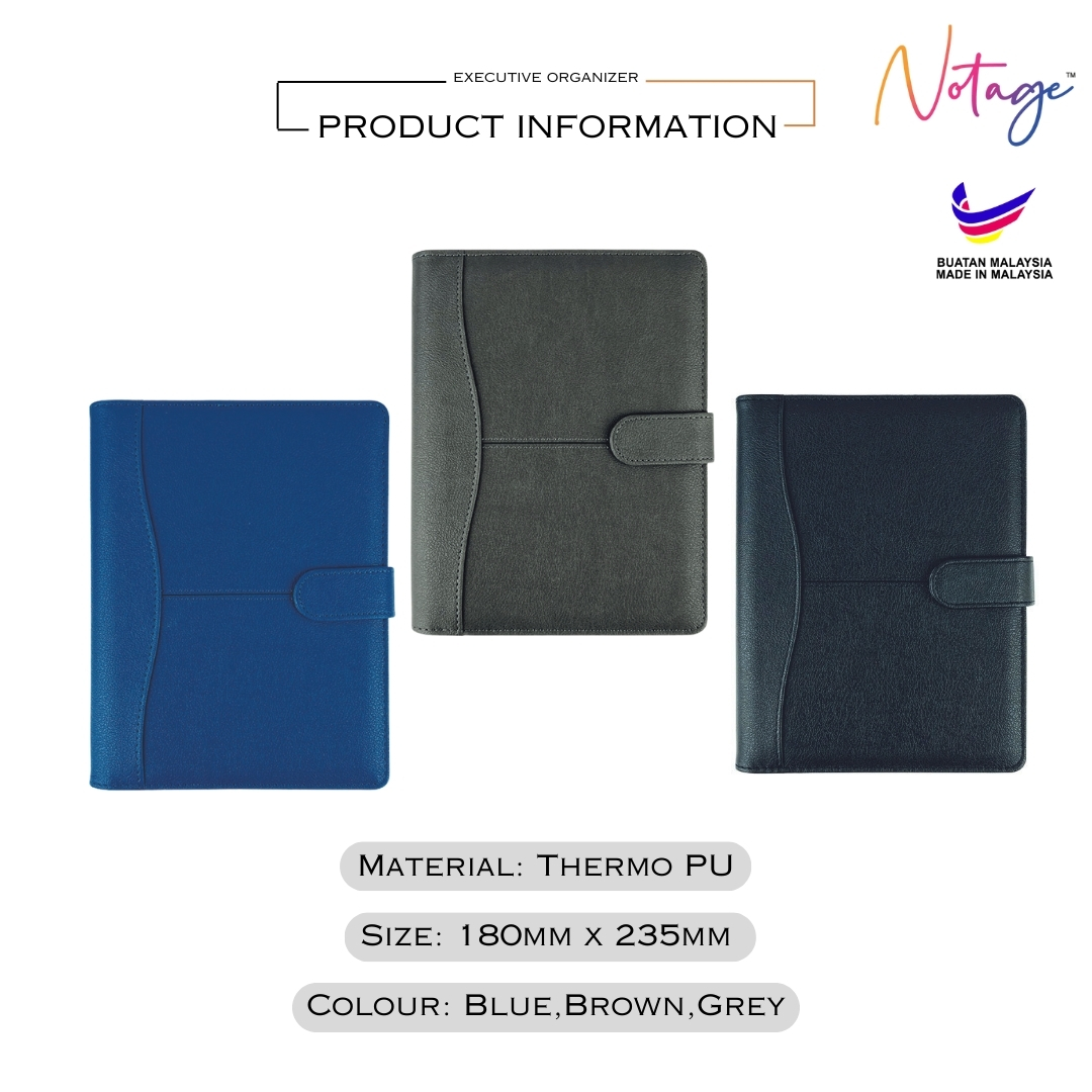 Executive Organizer Premium Journal PU Texture Office Personalized ...