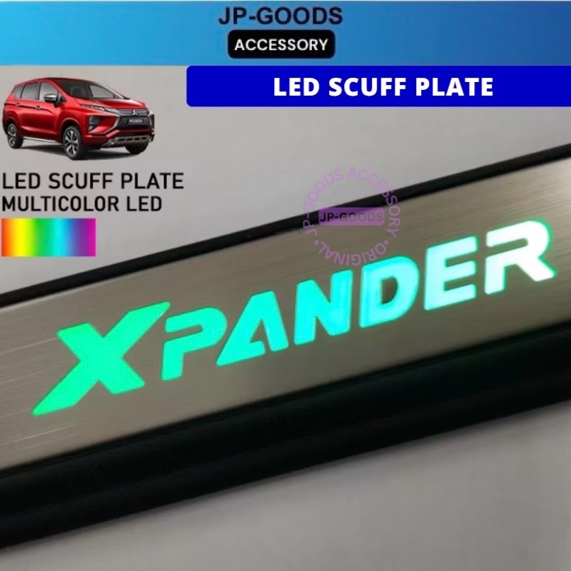 Mitsubishi Xpander LED Sill Plate Door Scuff Plate Side Step Kick Lamp ...