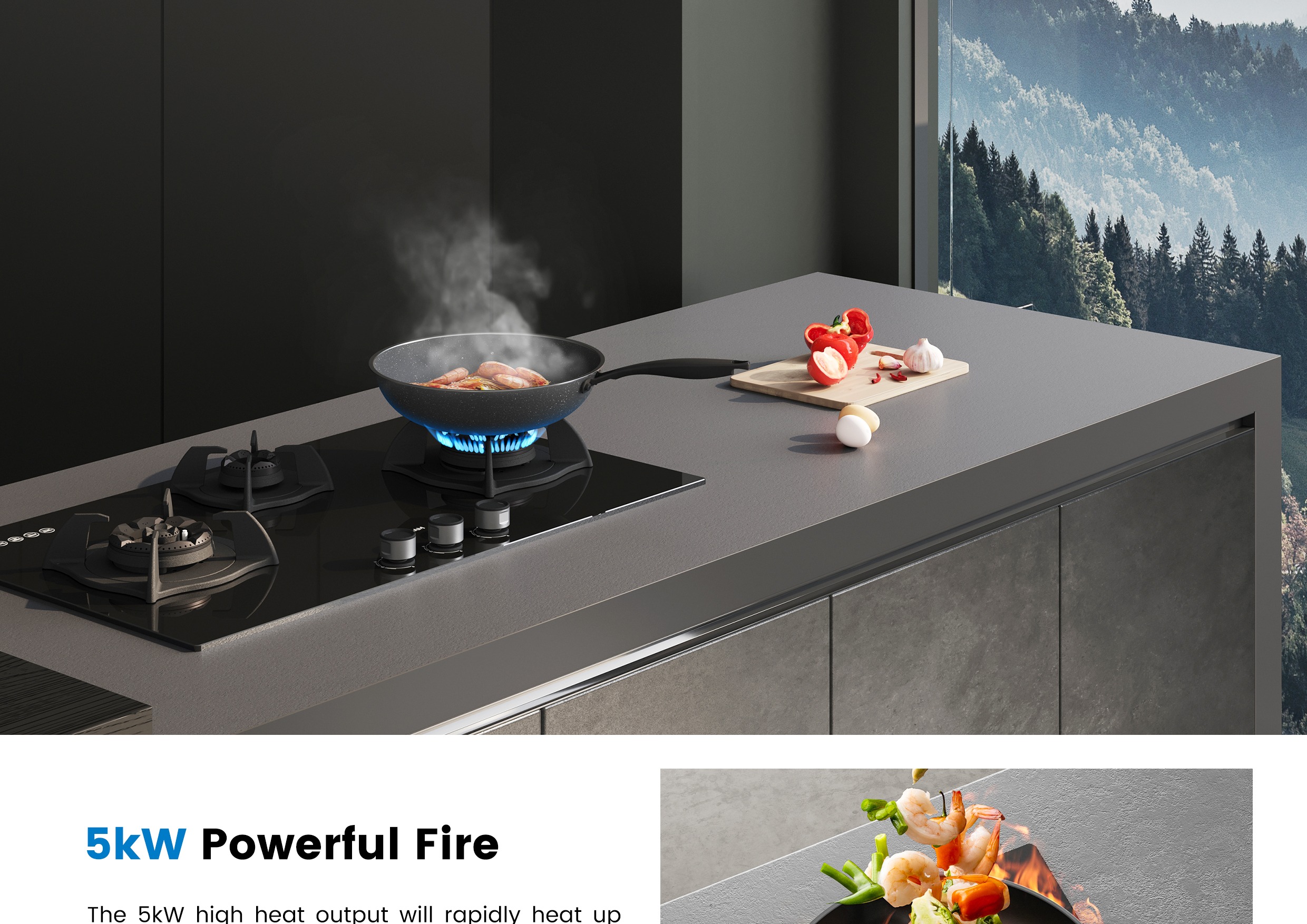 ROBAM Fire Cube Gas Hob 9B6H31 | Shopee Malaysia