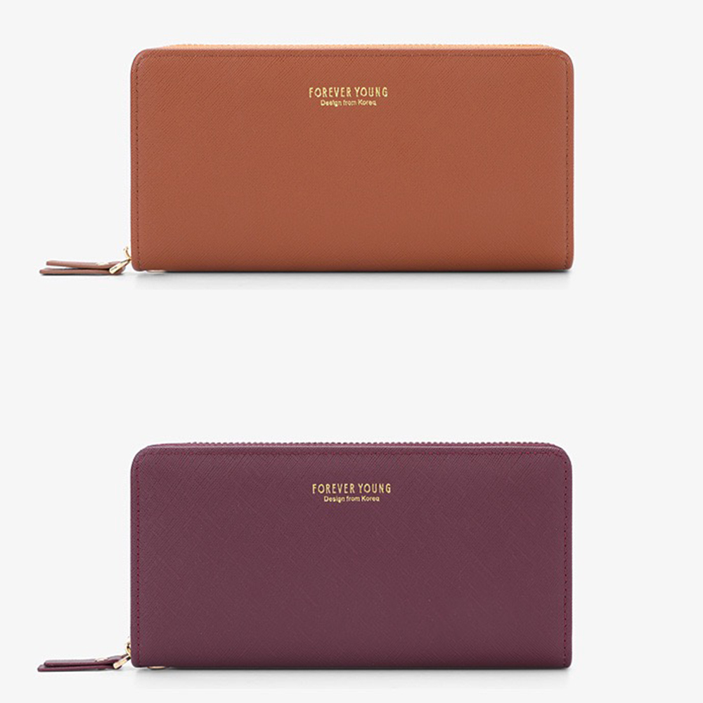 Dompet Zip Perempuan Ladies Mobile Phone Long Zip Purse Large Capacity ...