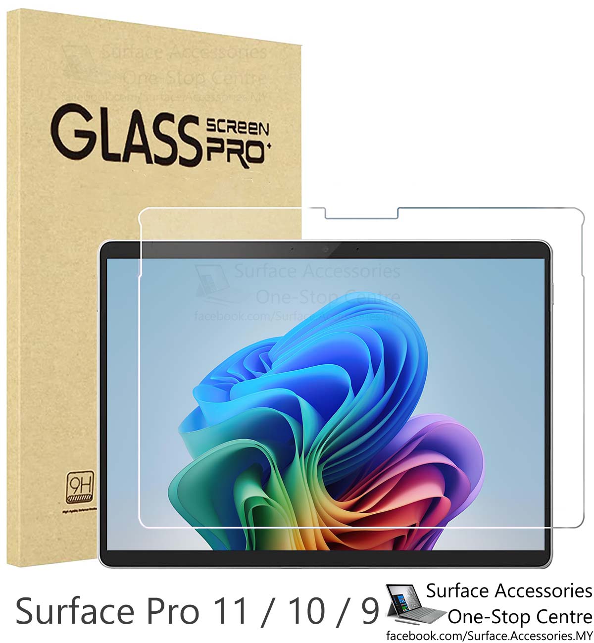 Surface Pro 11 Tempered Glass Surface Pro 11 Screen Protector Pro 10 ...