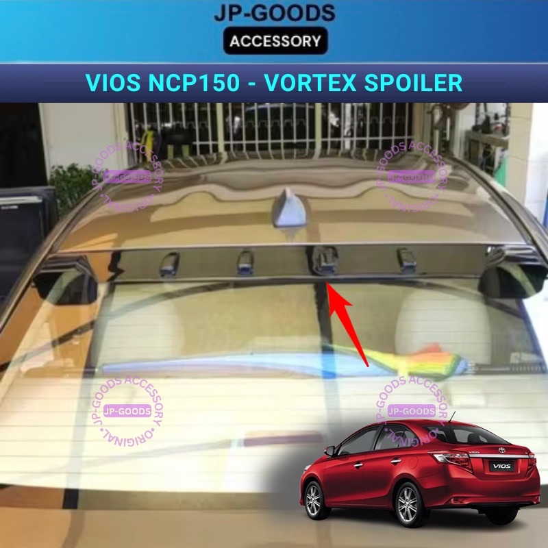 Toyota Vios NCP150 2014 - 2018 Rear Spoiler Vortex Style Windscreen ...