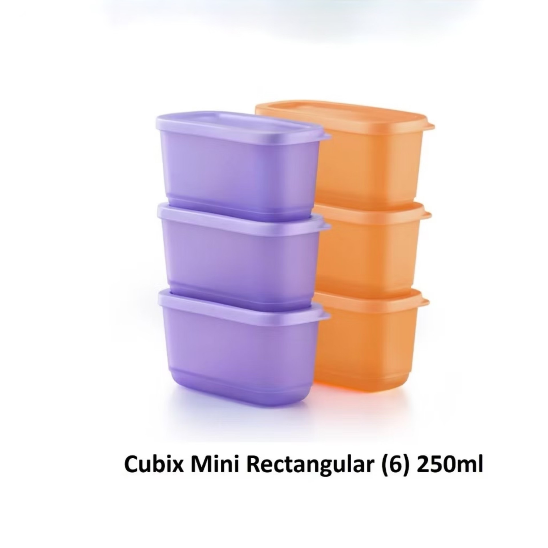Tupperware Cubix Mini Rectangular 250ml/ Small Container/ Food Storage ...