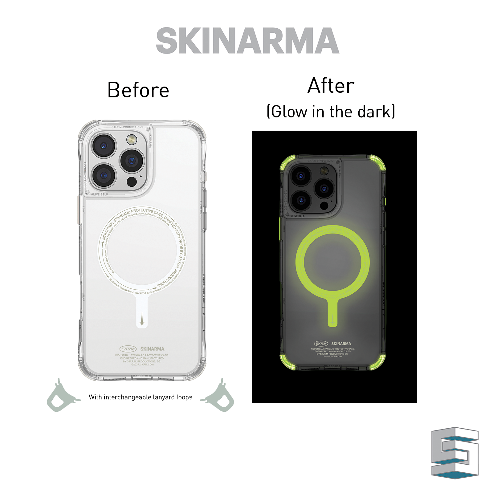 SKINARMA Saido Mag-Charge Case for iPhone 16 (6.1)/16 Plus (6.7)/16 Pro ...