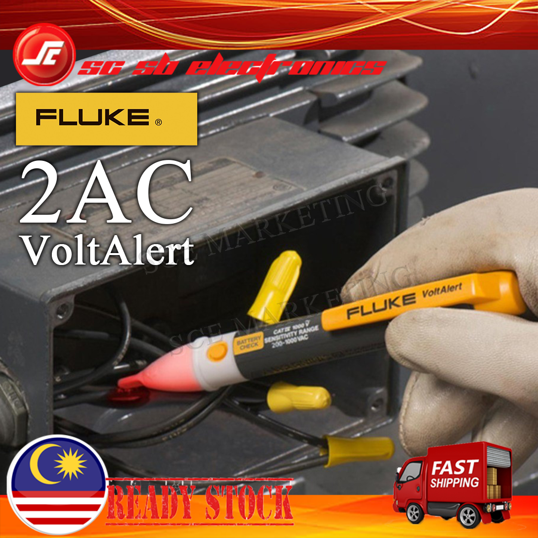 FLUKE VOLTAGE DETECTOR PEN / VOLTALERT WITH SOUND / NON-CONTACT VOLTAGE ...
