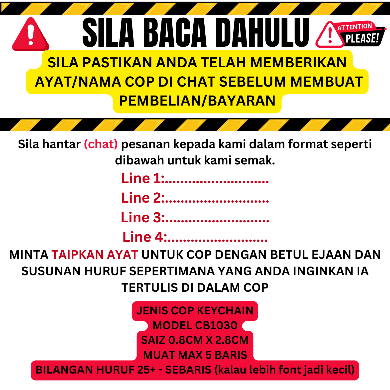 Guna ink jepun, cop nama, cop jururawat , cop keychain murah,rubber ...