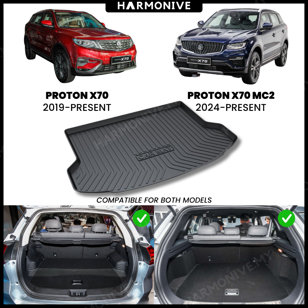 Harmonive Cargo Boot Tray Proton X70 Facelift MC2 (2019-Present ...