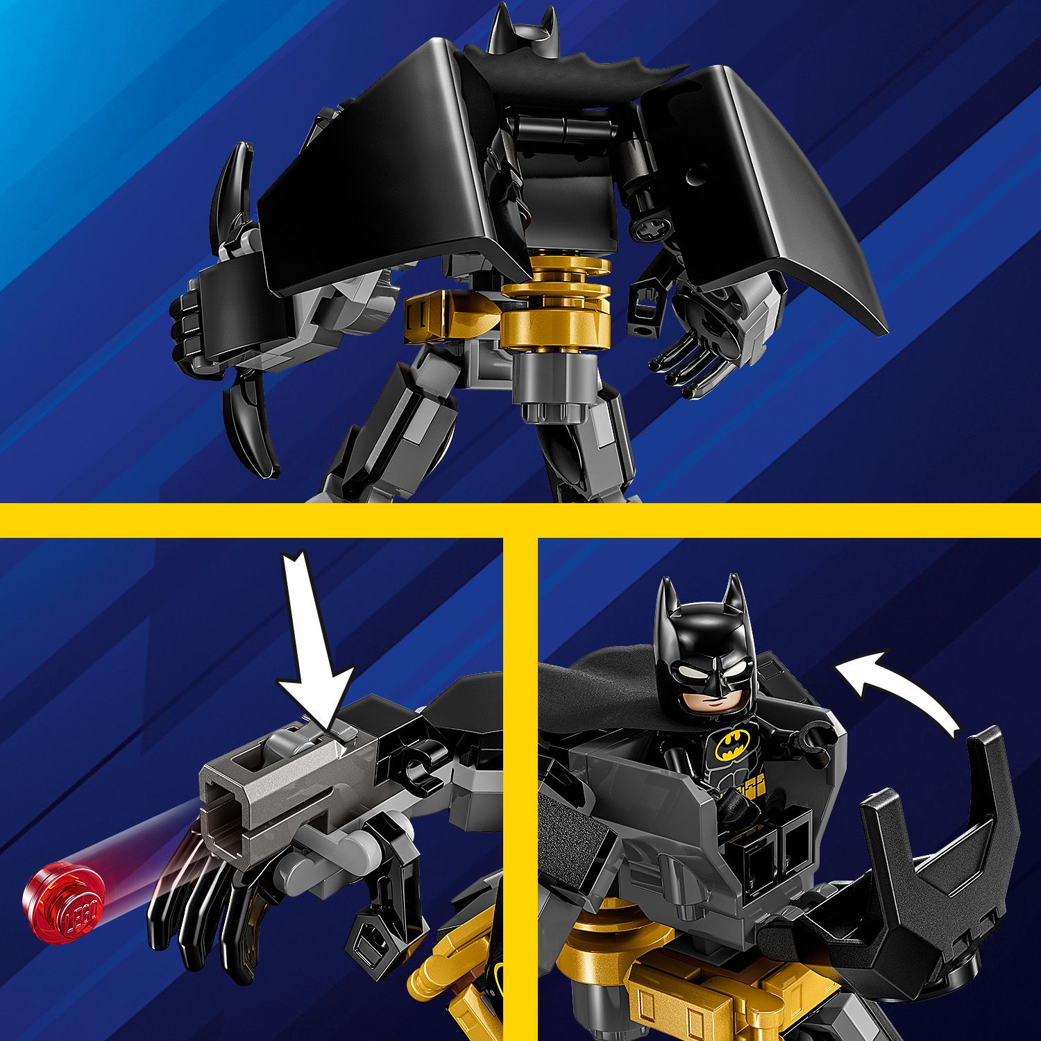 LEGO Super Heroes DC 76270 Batman Mech Armour (140 Pieces) | Shopee ...