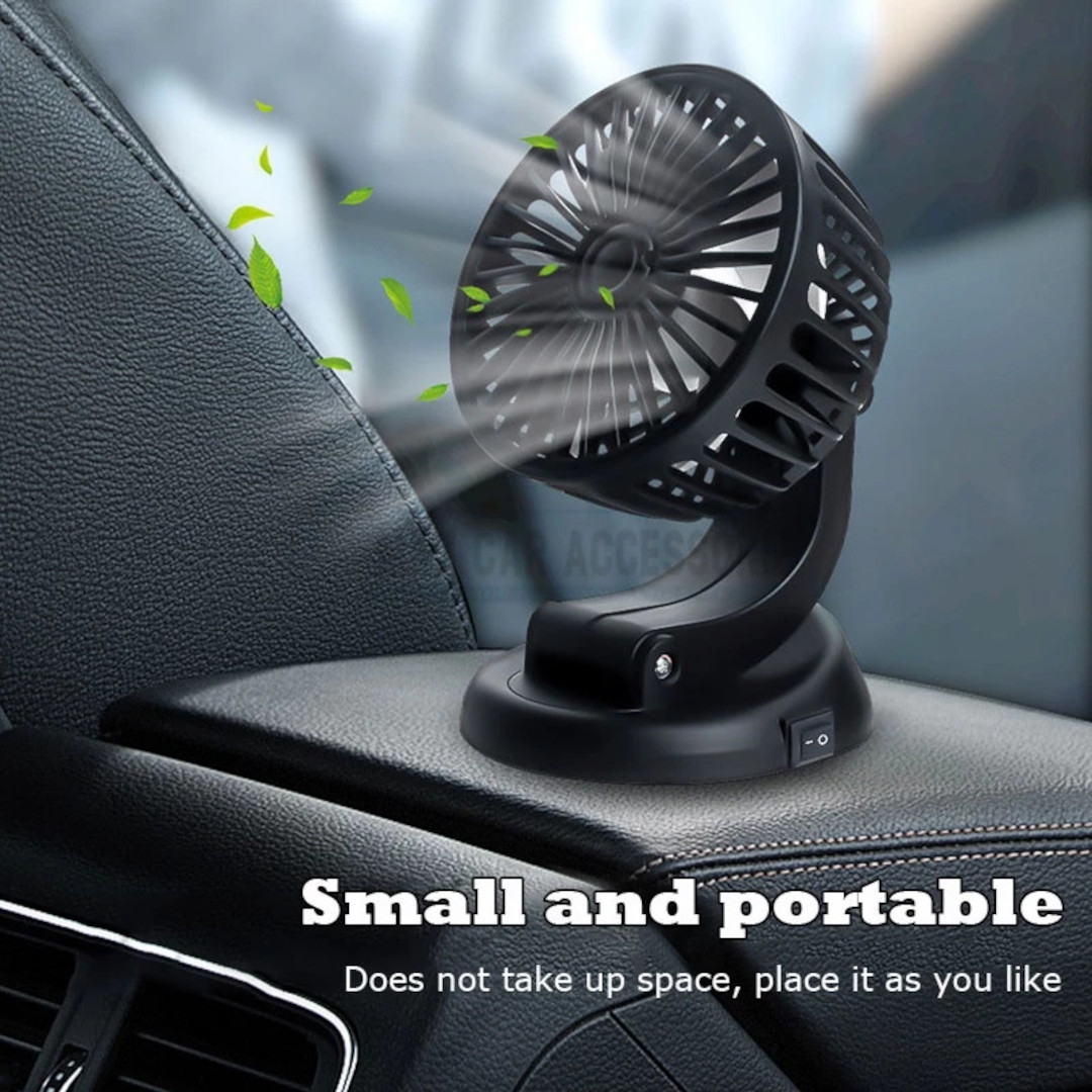 Mini Portable 5V USB Fan 360 Rotatable 5 Blade Strong Wind For Car Home ...