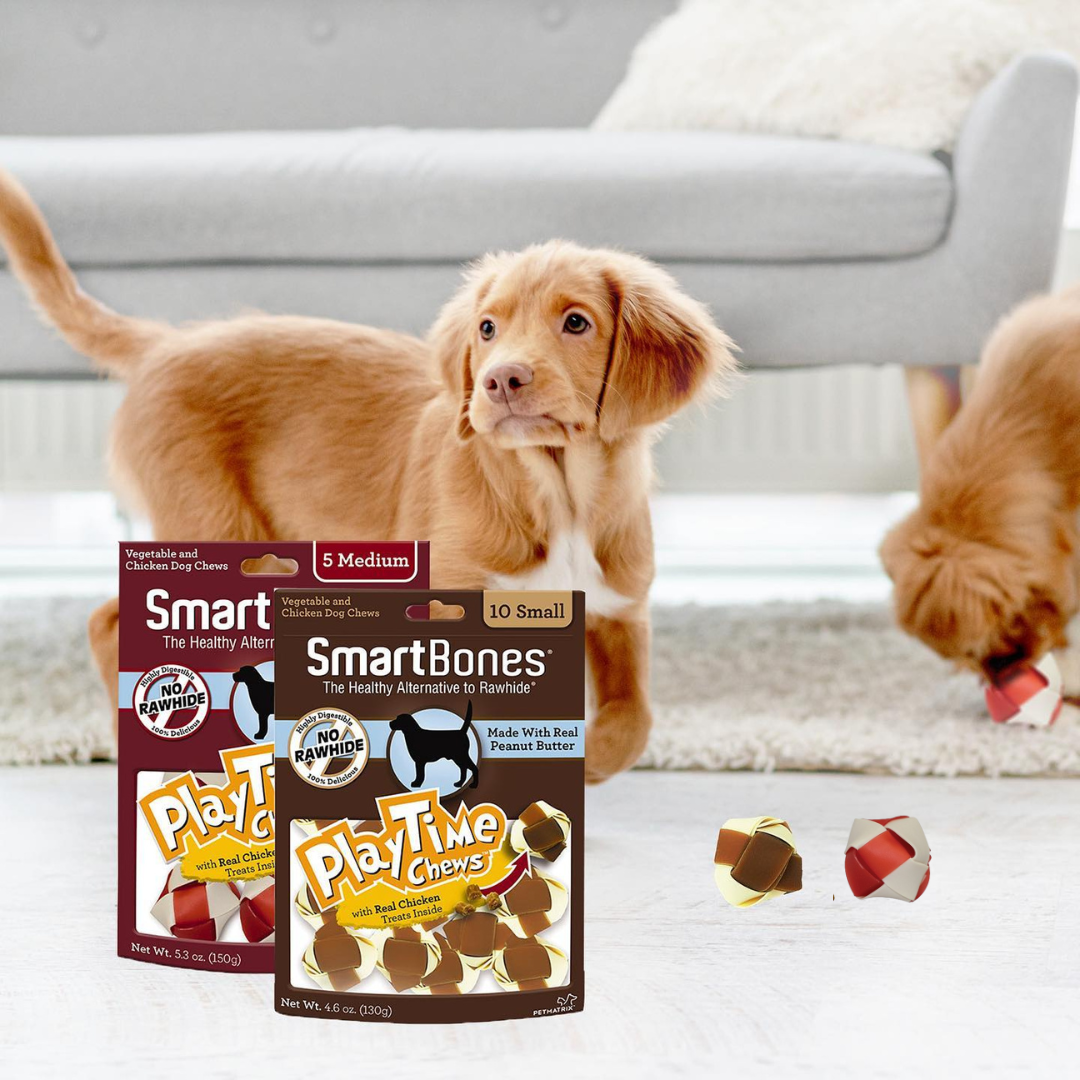 SmartBones PlayTime Chews Dog Treats (Peanut Butter/Chicken) | Shopee ...