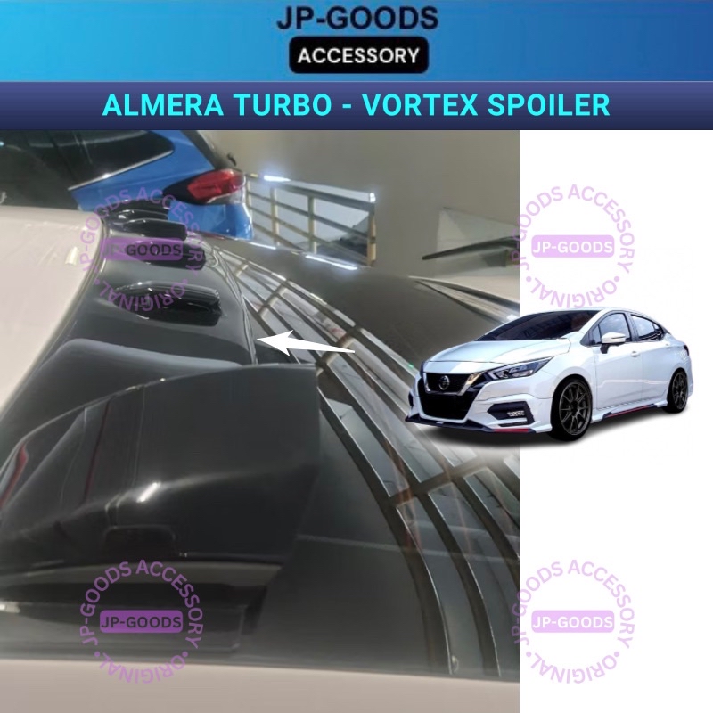 Nissan Almera N18 2020 - 2024 Rear Spoiler Vortex Style Windscreen ...