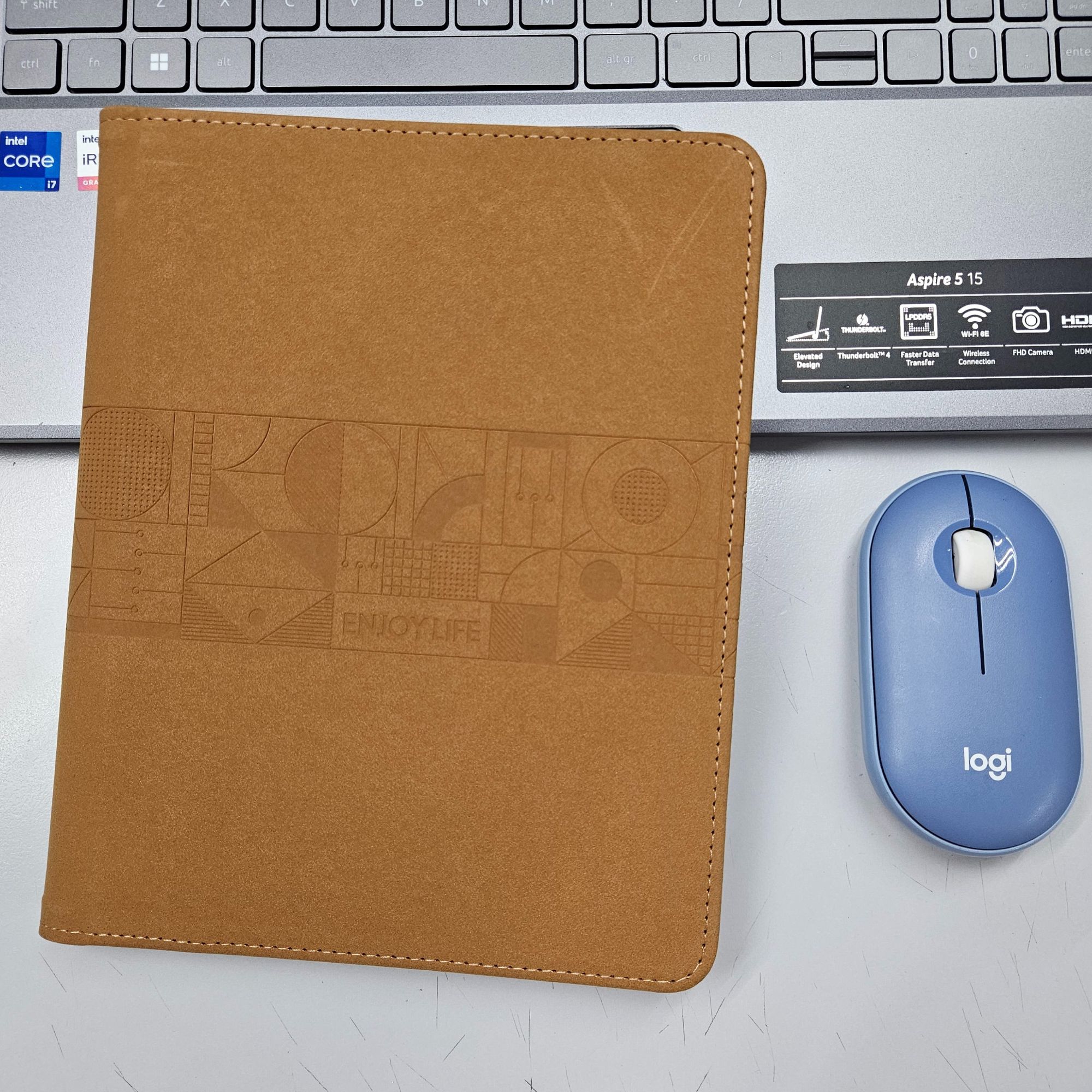 2025 Diary Planner A5 PU Leather W1003 Wire O Monthly Planner Notebook ...