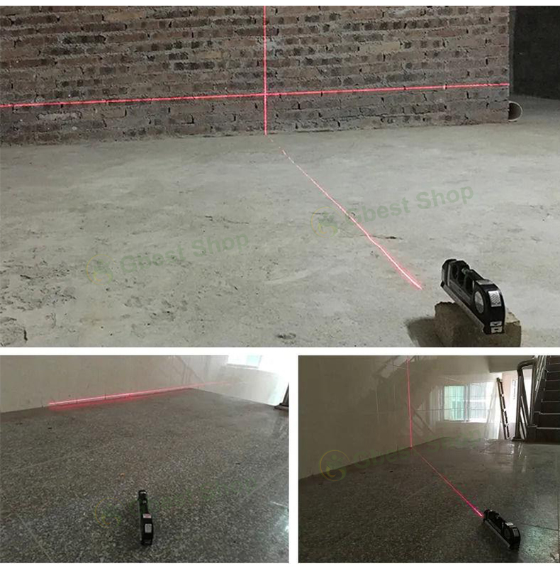 4in1 Infrared Laser Level Tripod Horizontal Vertical Cross laser ruler ...