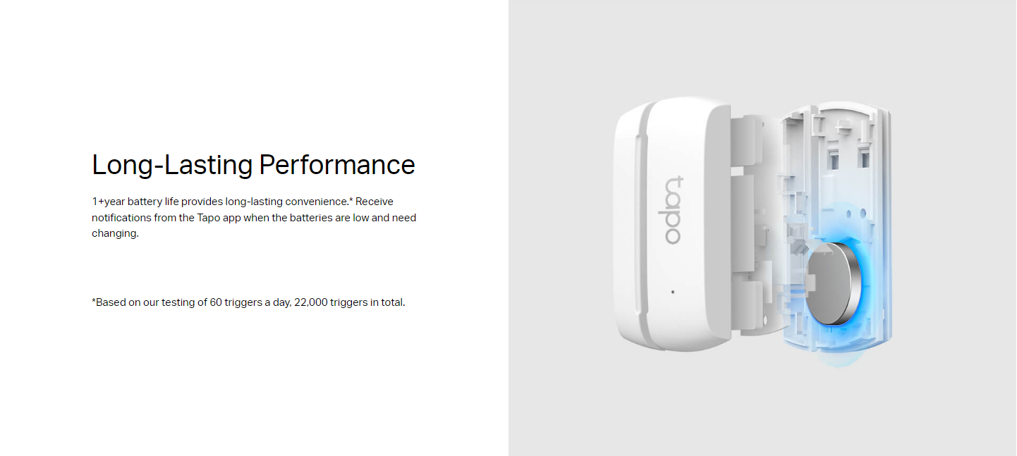 TP-LINK Tplink Smart Door Window Sensor Open Detection Tapo Smart App ...