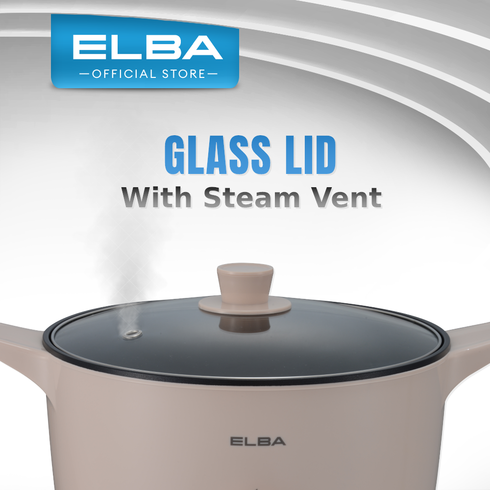 ELBA Multi Cooker EMC-N5017(LP) 5L Non Stick Pot Multi Function ...