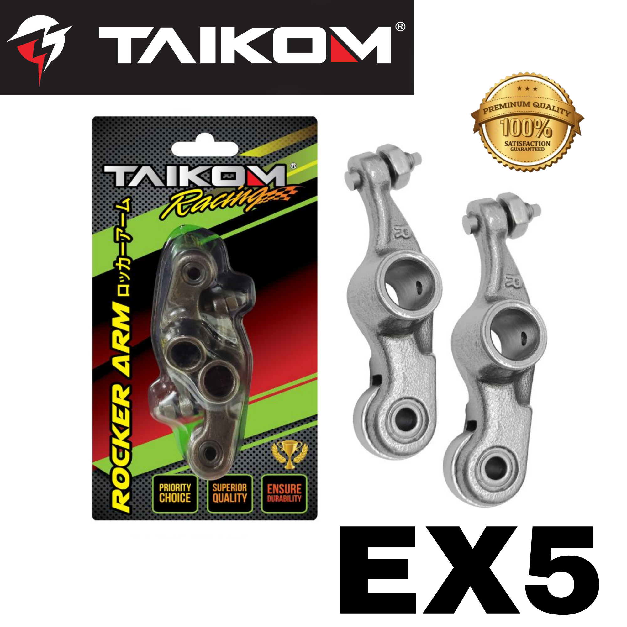 TAIKOM RACING ROCKER ARM EX5 DREAM W100 CLASS 1 / LC135 22MM - 25MM NTN ...