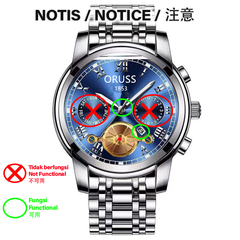 Oruss Business Men's Watch | Automatic Movement | new non-mechanical ...