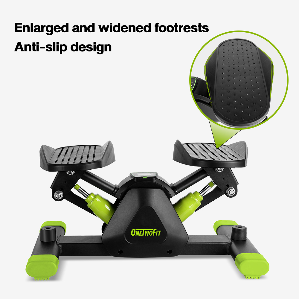 OneTwoFit mini stepper fitness machine multifunctional stepper swing ...