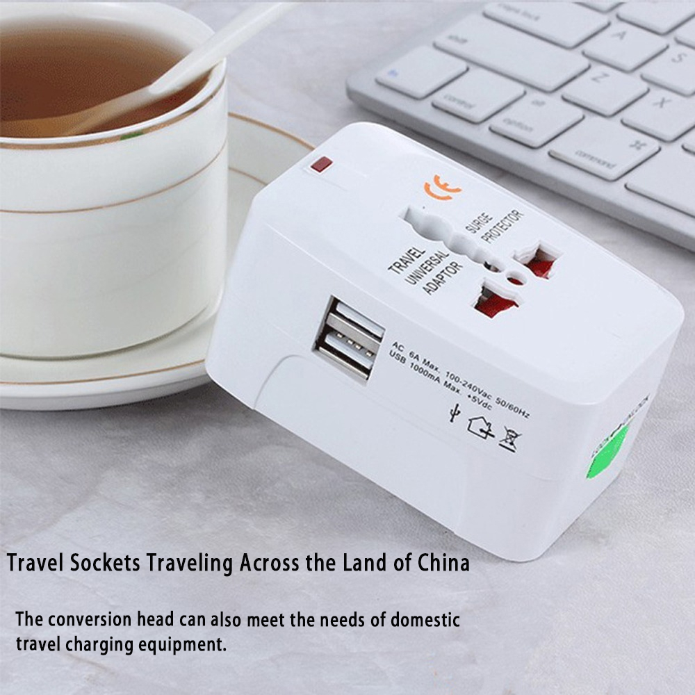 Universal Travel Adapter Plug All In One International Worldwide Travel ...