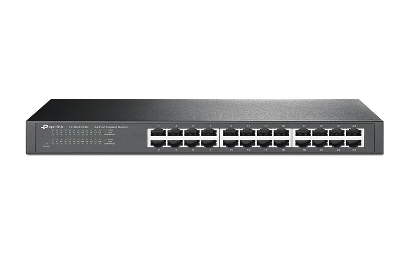 TP-LINK Tplink 24 Port Gigabit Desktop Switch RJ45 LAN Network 13 Inch ...