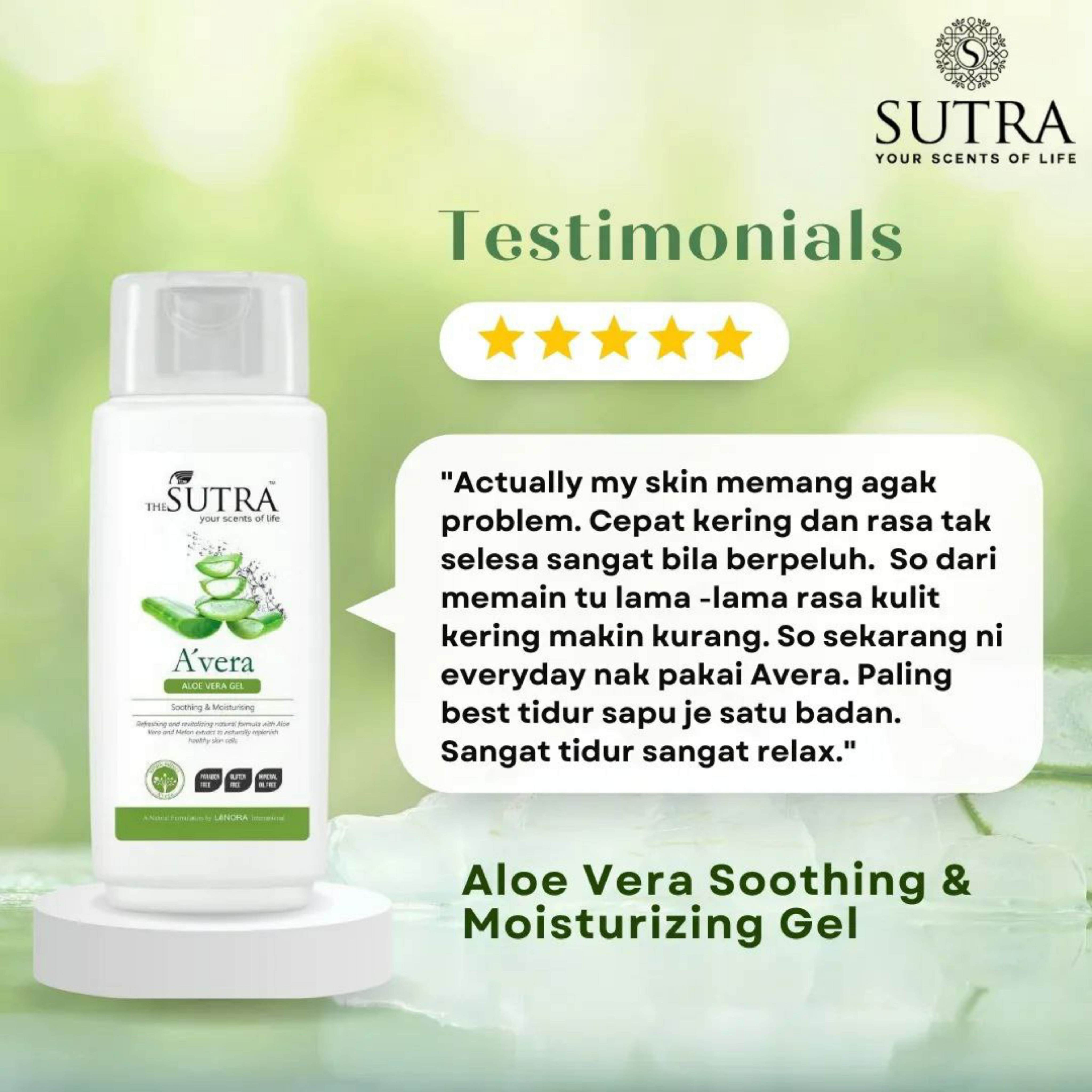 🔥Special Combo🔥Combo SUTRA Avera Soothing and Moisturizing Gel | Shopee ...