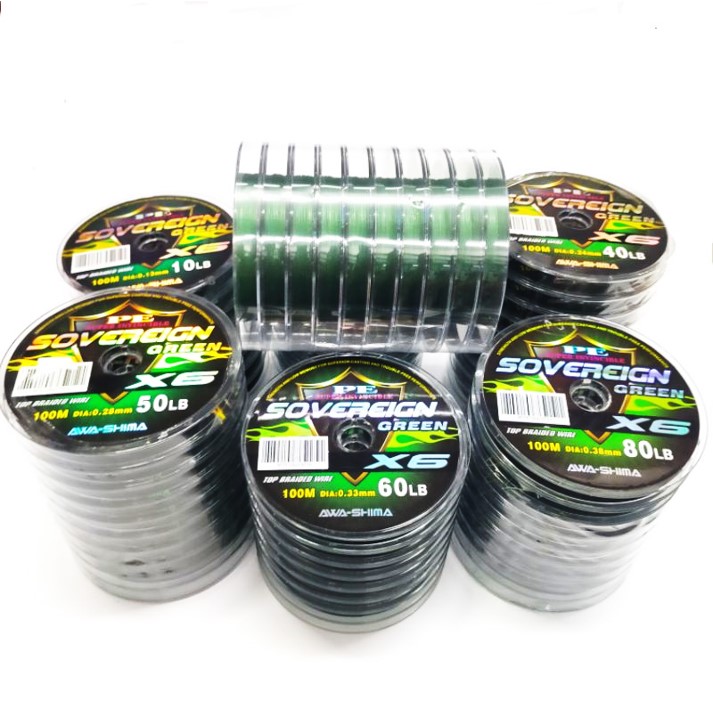 AWASHIMA SOVEREIGN x6 PE LINE 100M | Shopee Malaysia