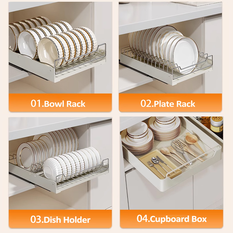 GSLIFE🔥Ready to Use🔥Stainless Steel 304 Kitchen Pull Out Drawer ...