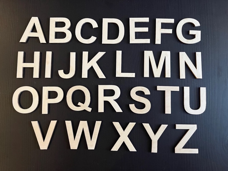H5cm to 15cm Waterproof Alphabet ABC Letter Box Huruf Hiasan Dinding ...