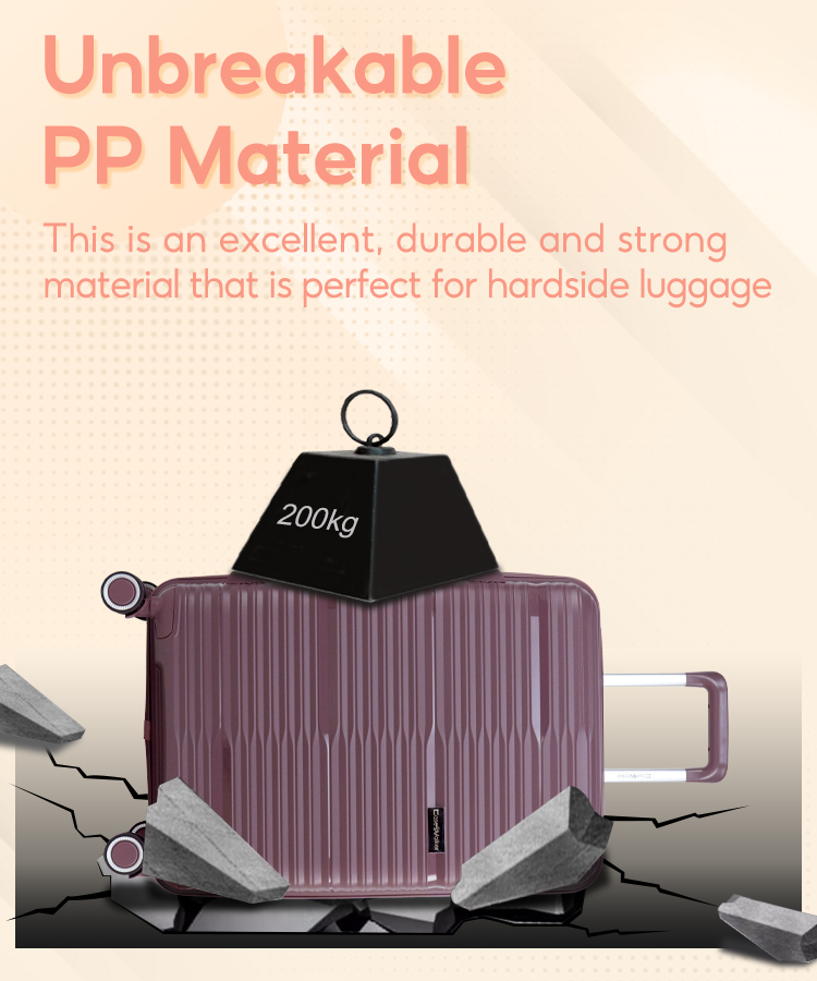 Case Valker Signature Thena 20" Unbreakable Polypropylene Suitcase ...