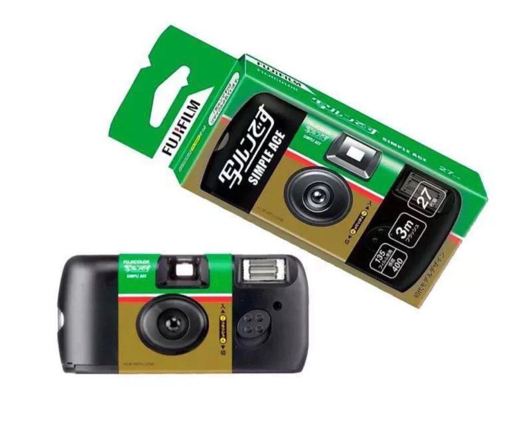 Fujifilm Simple Ace/ Quicksnap Flash disposable Camera (27 Exposures ...