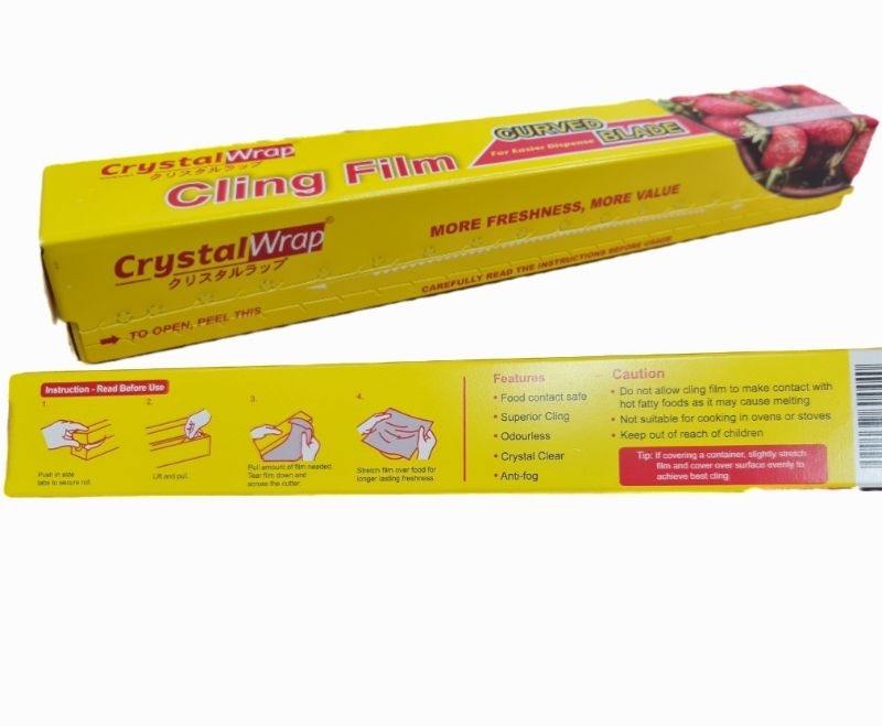 Crystal Wrap Catering Cling Film 30meter x 30m Food Wrapping Plastic ...