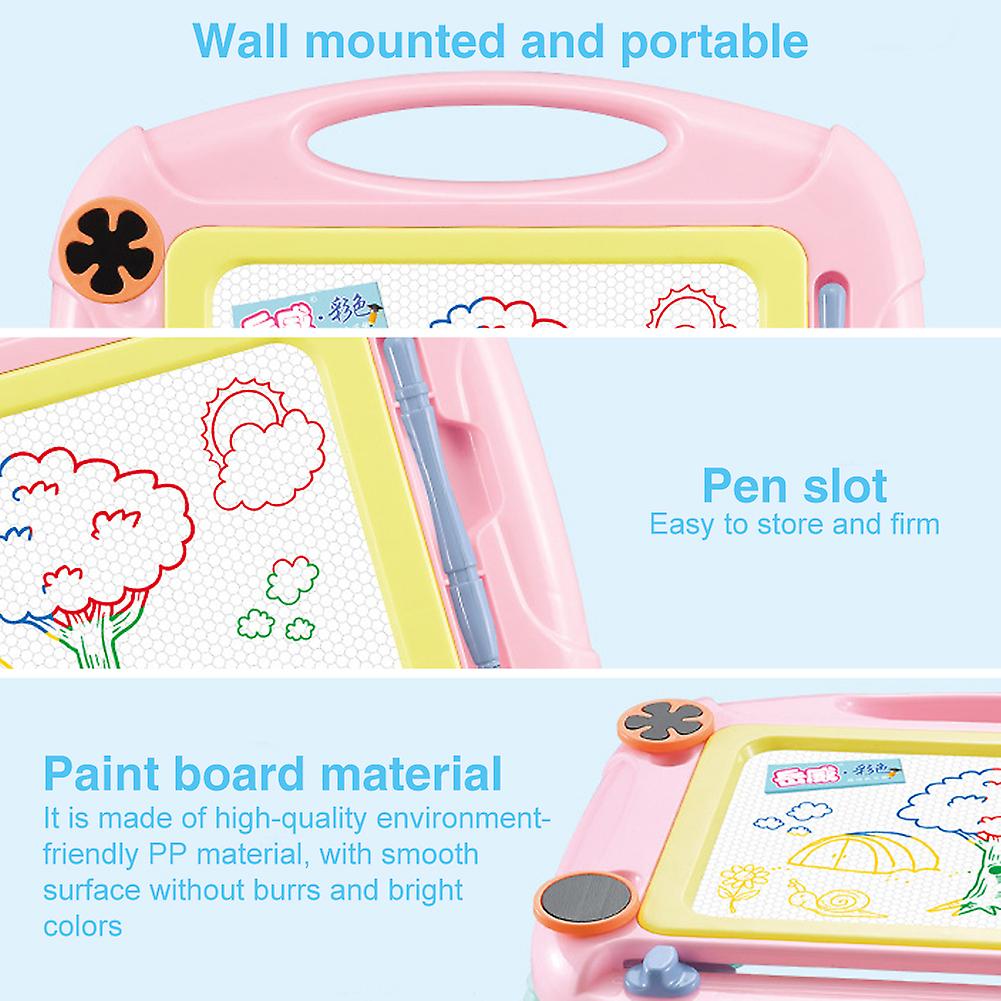 2 In 1 Magnetic Colorful Drawing Doodle Board Erasable Colorful Doodle ...