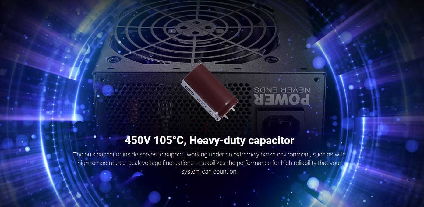 FSP HV PRO 85 PLUS (550W/650W) 80 PLUS Bronze Power Supply | PSU ...