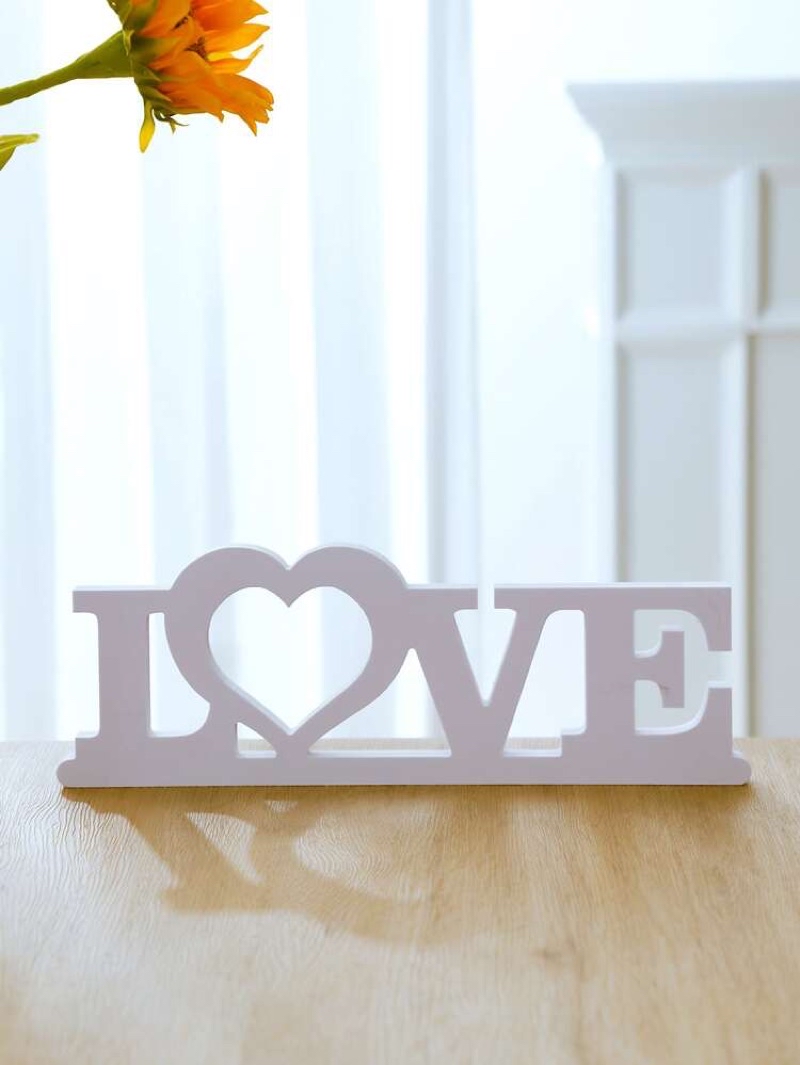 Table Home Decor Wall Decor Alphabet Letter Box Huruf Hiasan Love Wall ...