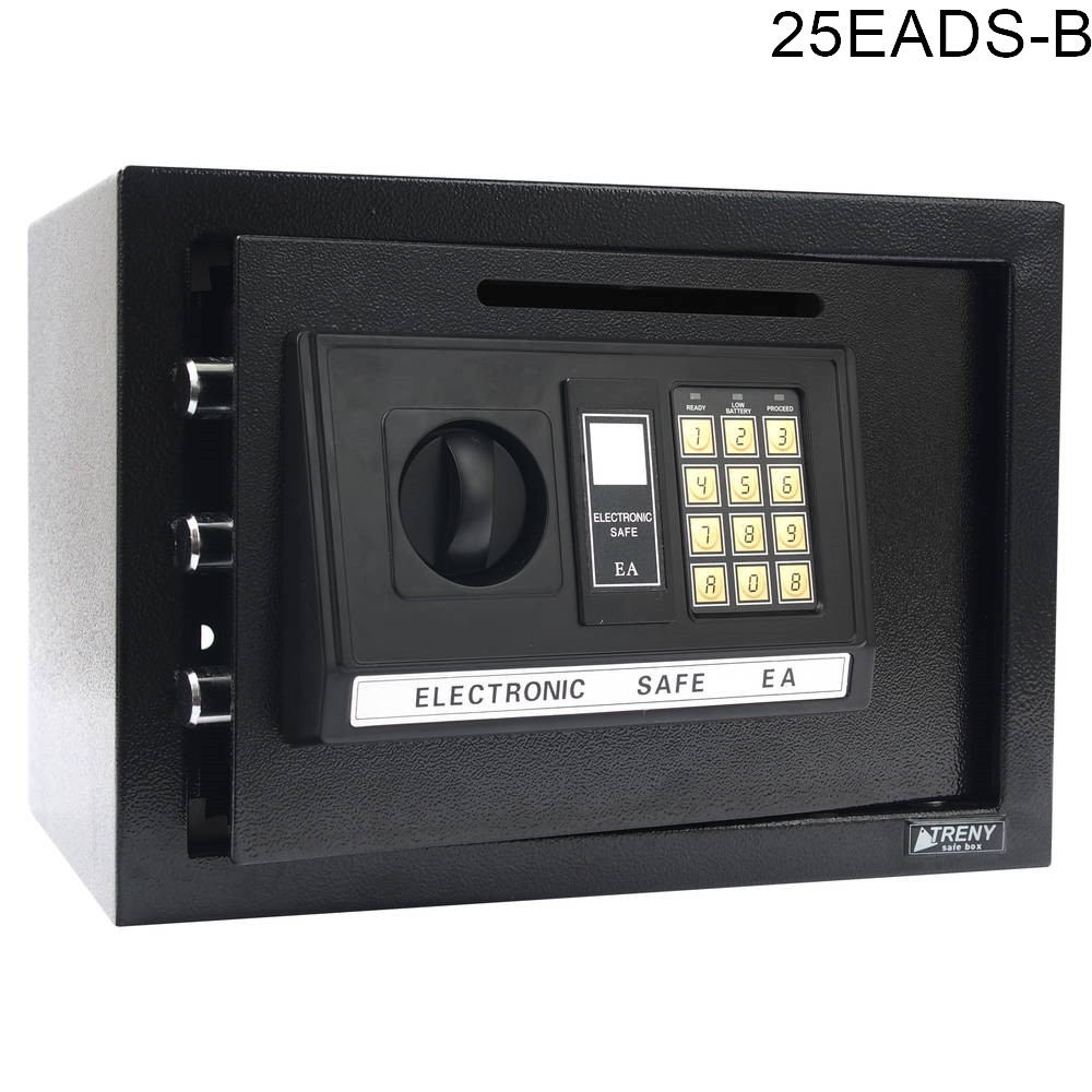 TRENY Three Steel Postal Slot Deposit Safety box/Safe Box money digital box Alarm safe box ...