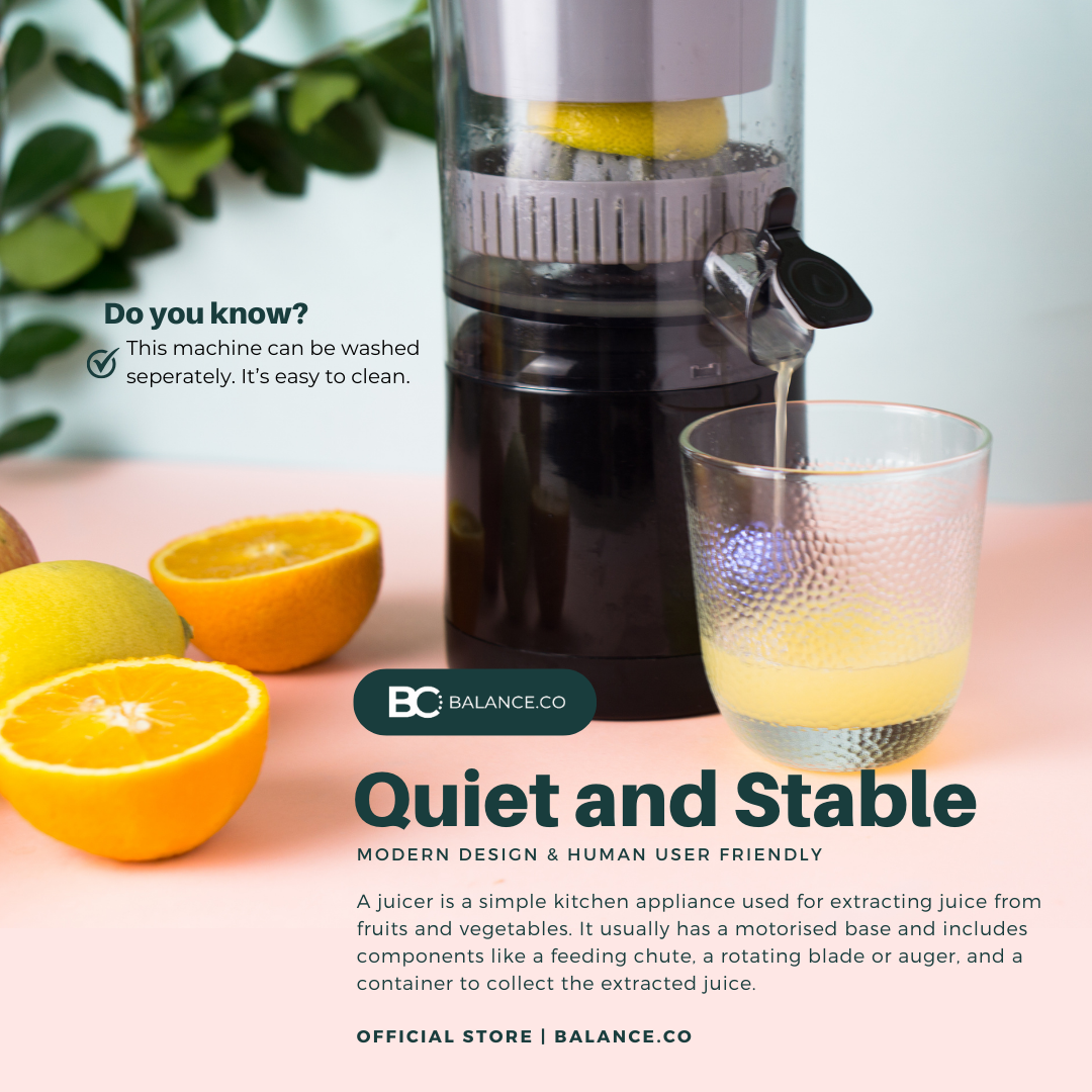 【Free Gift】Balance.co Powerful Citrus Juicer Juice Extractor Blender ...