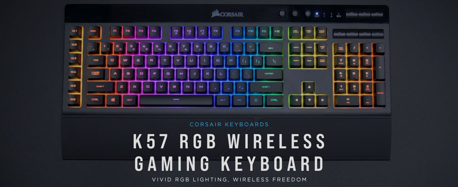 Corsair K57 RGB WIRELESS Gaming Keyboard | Shopee Malaysia