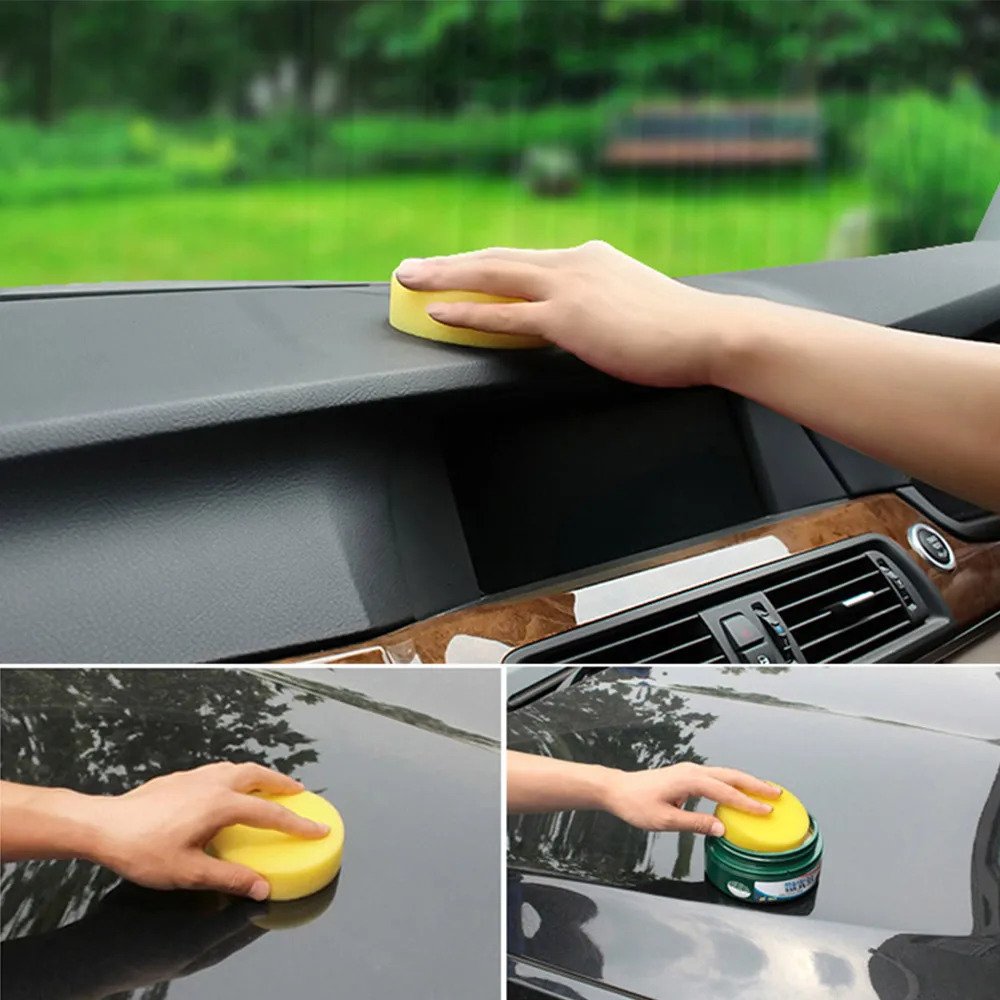 Wax Sponges Round Car Polish Sponge Car Wax Foam Sponges Applicator ...