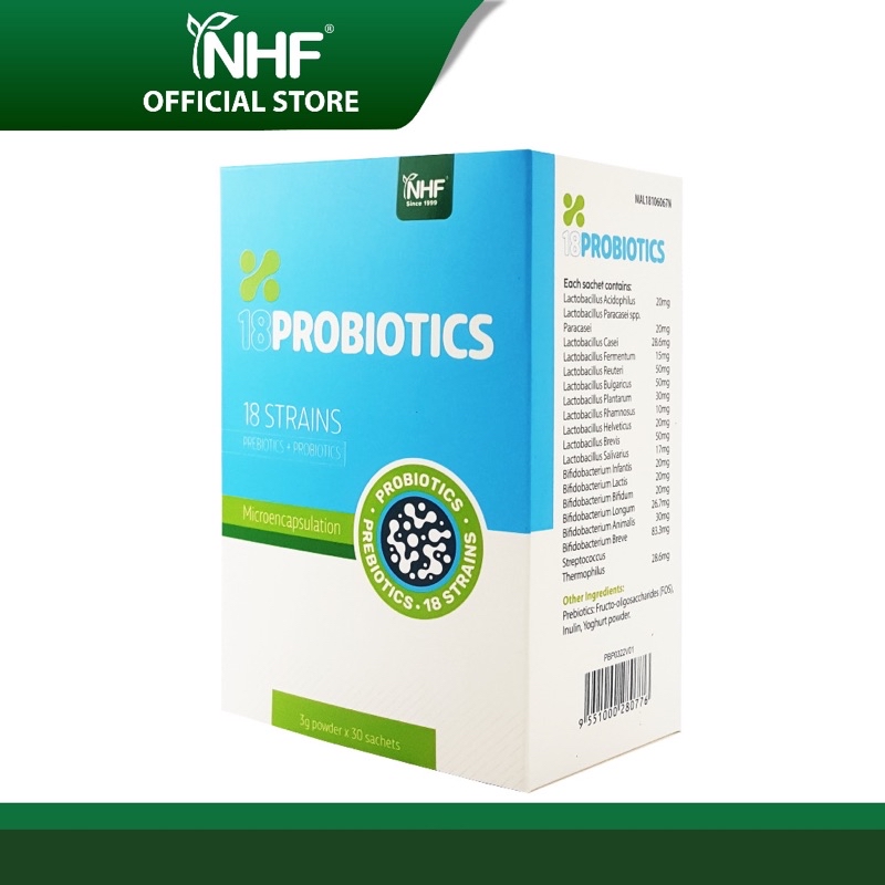 NHF 18 Strains Probiotics & Prebiotics (3g x 30's) | Shopee Malaysia