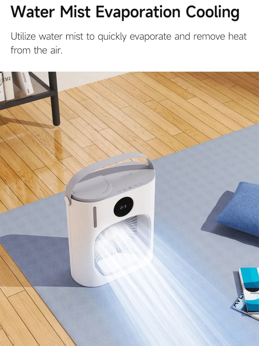 Xiaoda Feiyue Smart Desktop Cooling Fan With Water Ice 900ML Water Tank ...