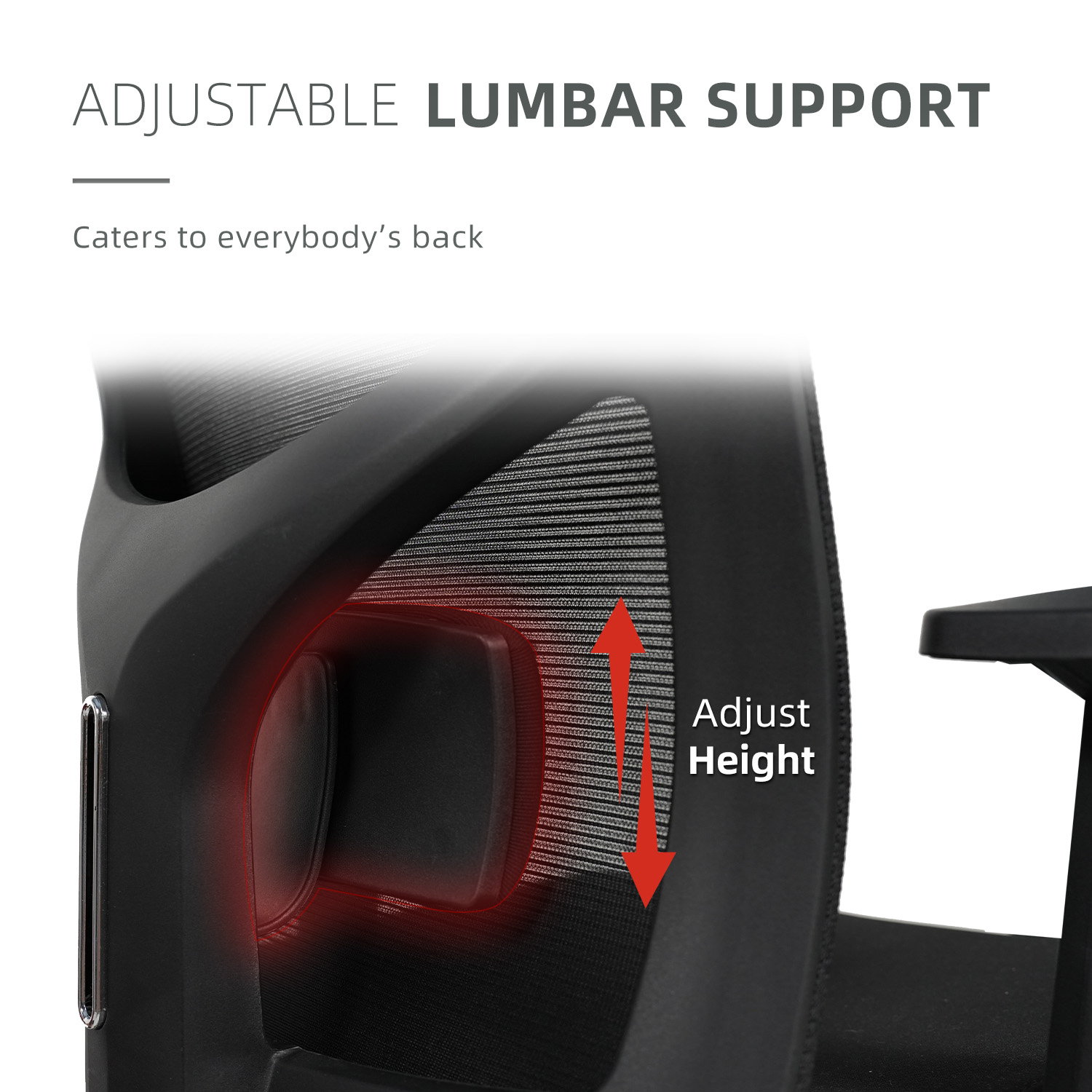 KitchenZ High Back Executive Chair PU Leather Headrest Mesh Ergonomic ...