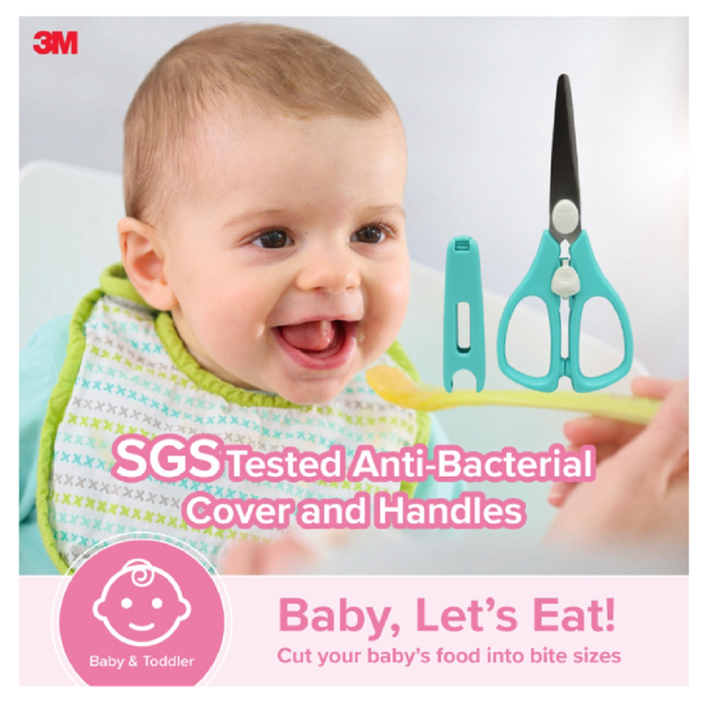 3M Scotch Multi-Purpose Portable Baby Food Scissors (1 Pair) | Shopee ...