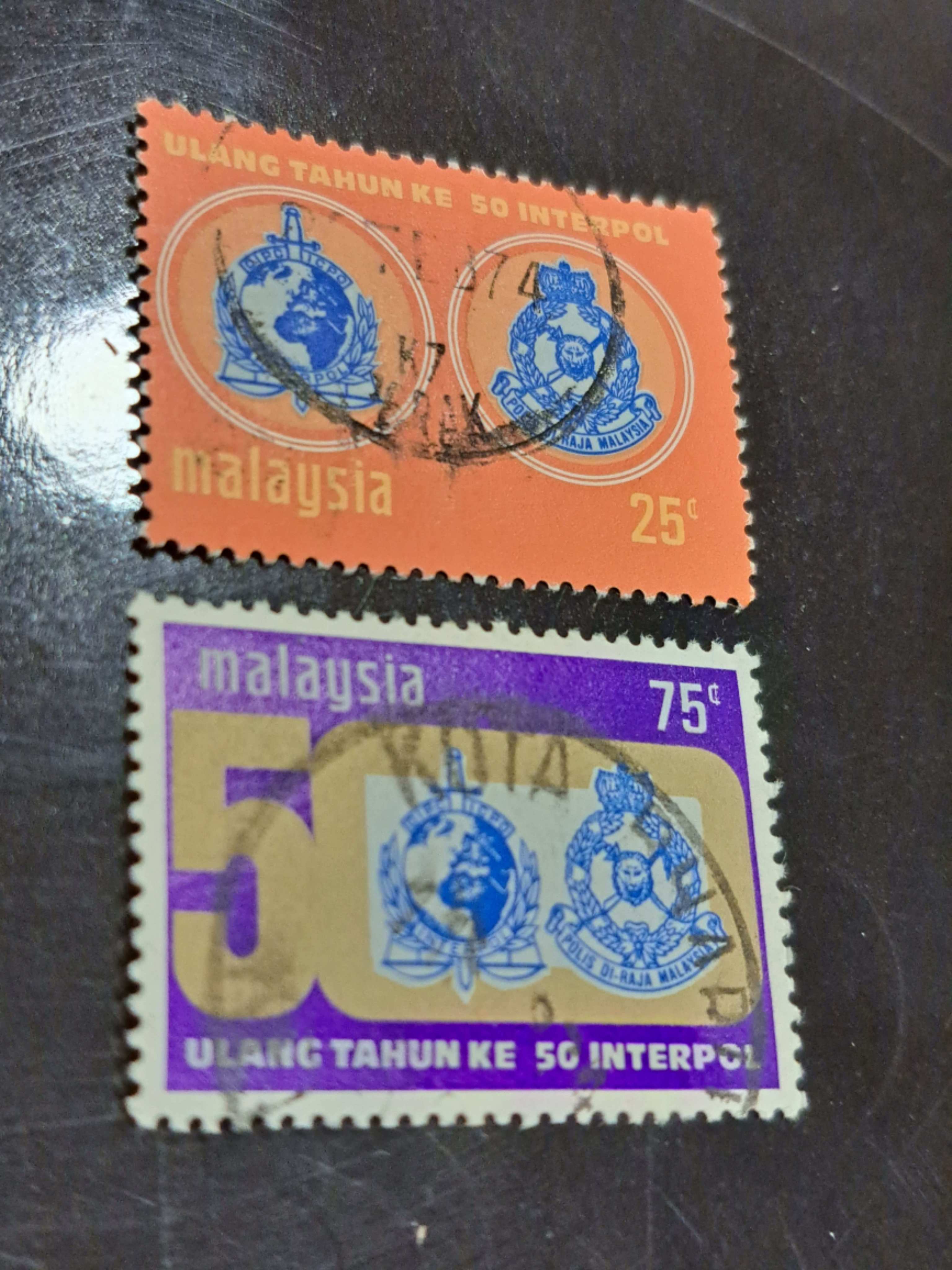 1973 Malaysia Setem Stamps 50th Anniversary of The International ...