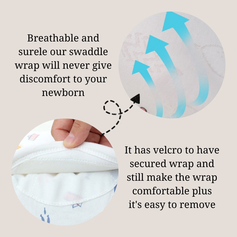 Infant Baby Swaddle Wrap (adjustable) bedung baby bedung newborn bedung ...