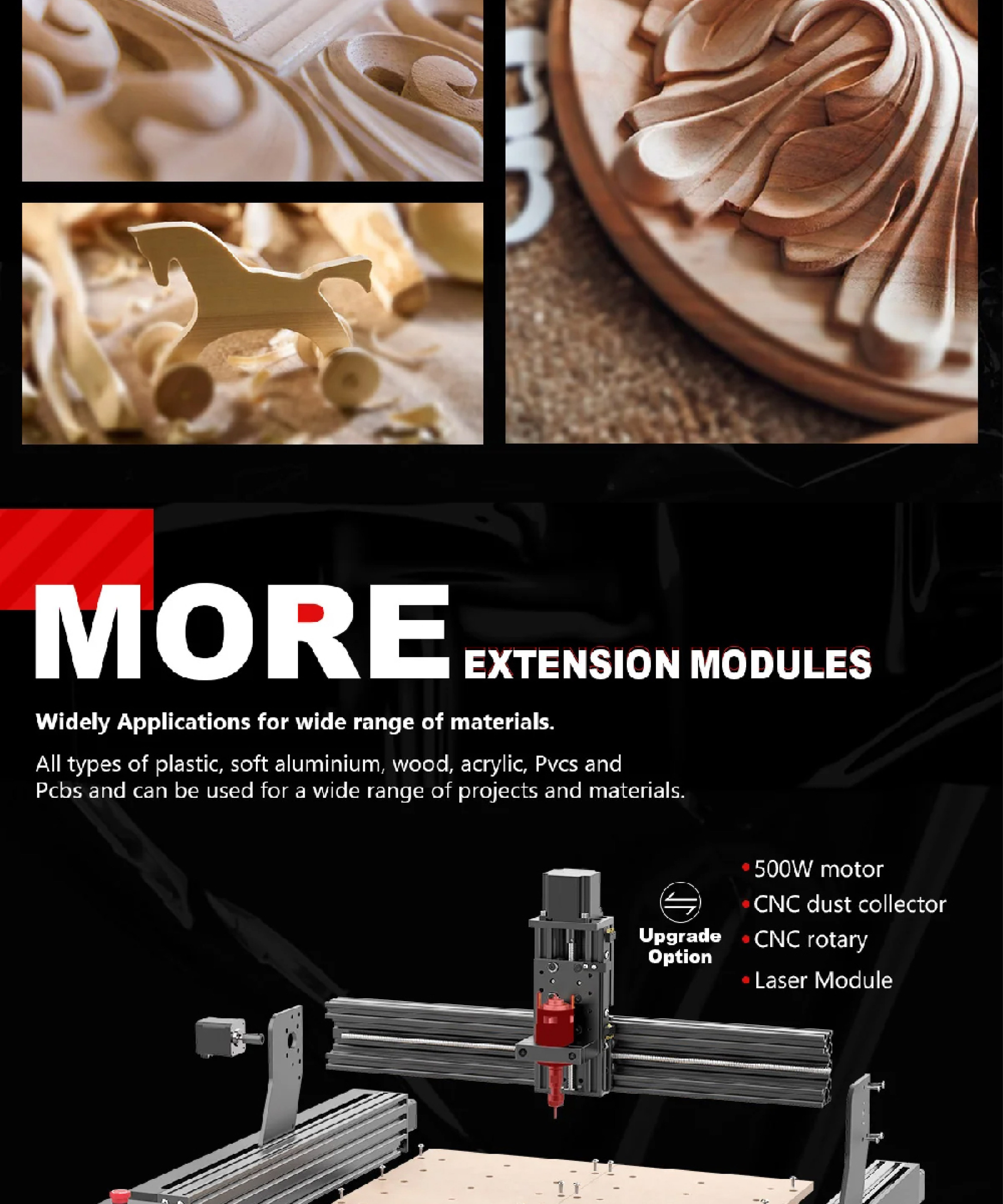 Two Trees TTC - 450 CNC Router 80w CNC Module / High Accuracy up to 0 ...